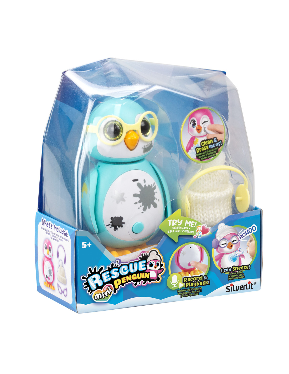 Silverlit Rescue Mini Penguin Blue